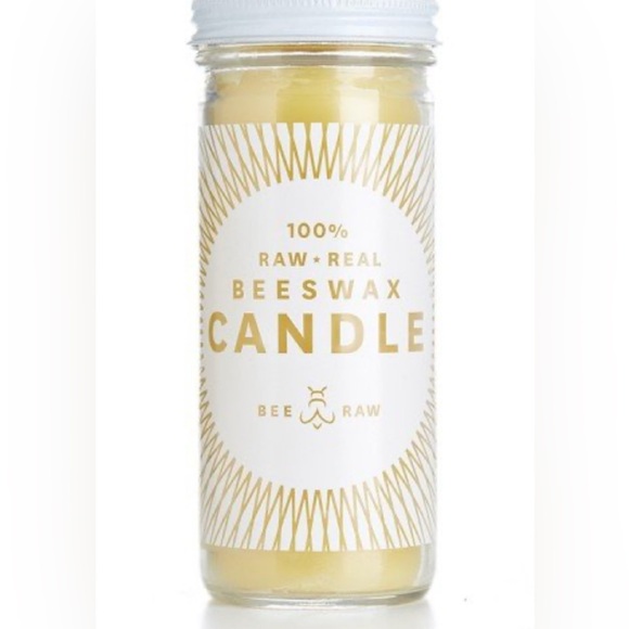 Bee Raw | Accents | Bee Raw 0 Raw Real Beeswax Candle Bergamot Scent ...
